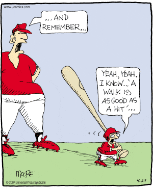 The Daily Single: A walk is as good as a hit - Through The Fence Baseball